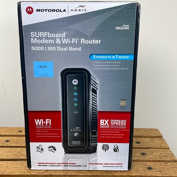 Motorola | Networking | Motorola Arris Surfboard Modem Wifi Router | Poshmark